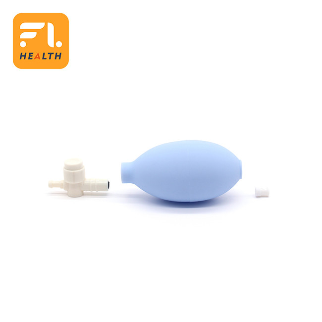 Gray PVC Blood Pressure Cuff Bulb With Plastic Assembled Strong Suction ...