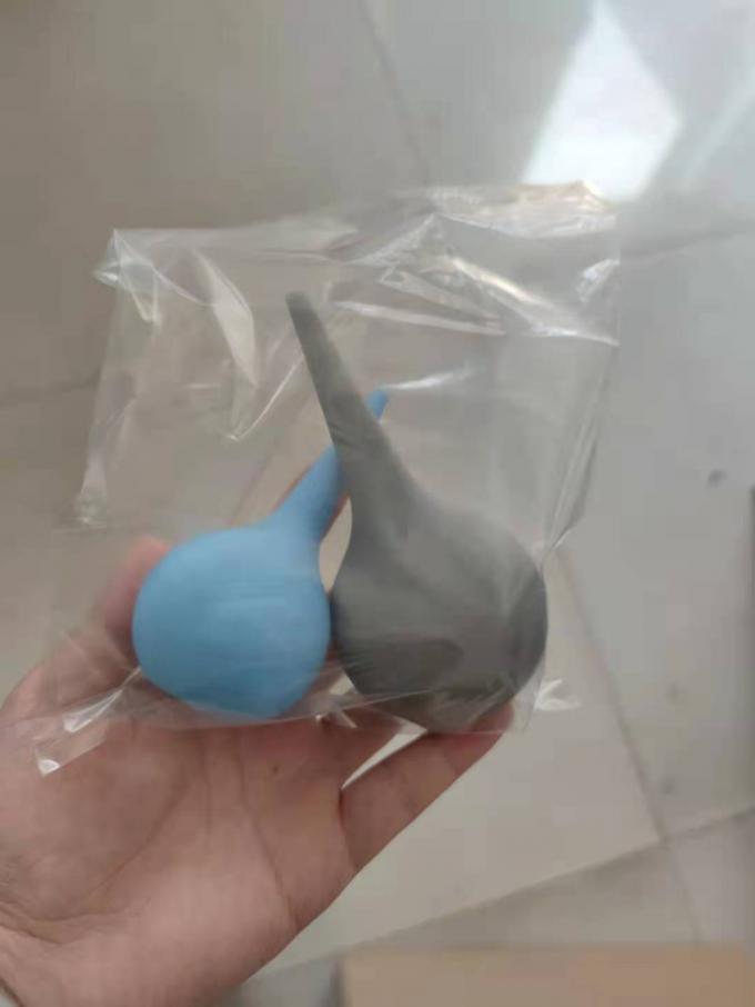 Air Blower Pump Dust Cleaner Rubber Suction Ear Syringe Bulb Blue color