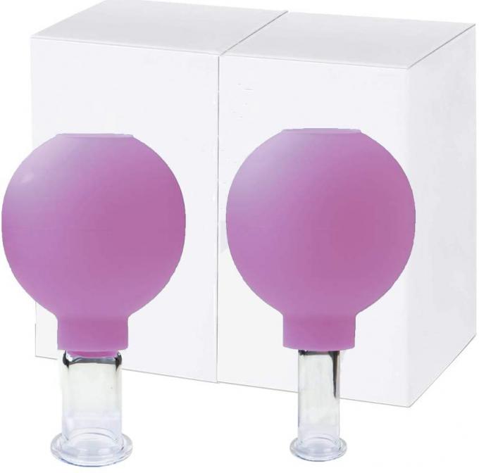 2 Pcs Massage Facial Vacuum Rubber Suction Bulb Anti Cellulite For ...