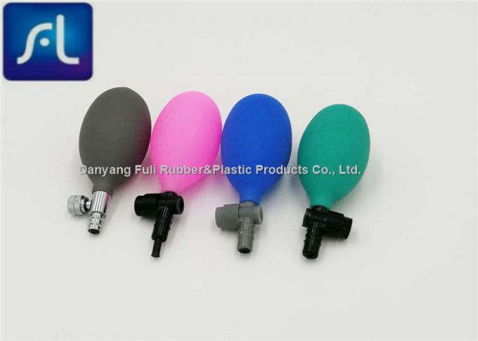 Colorful Clear Hand Squeeze Air Pump , Medical Grade PVC Inflation Bulb ...